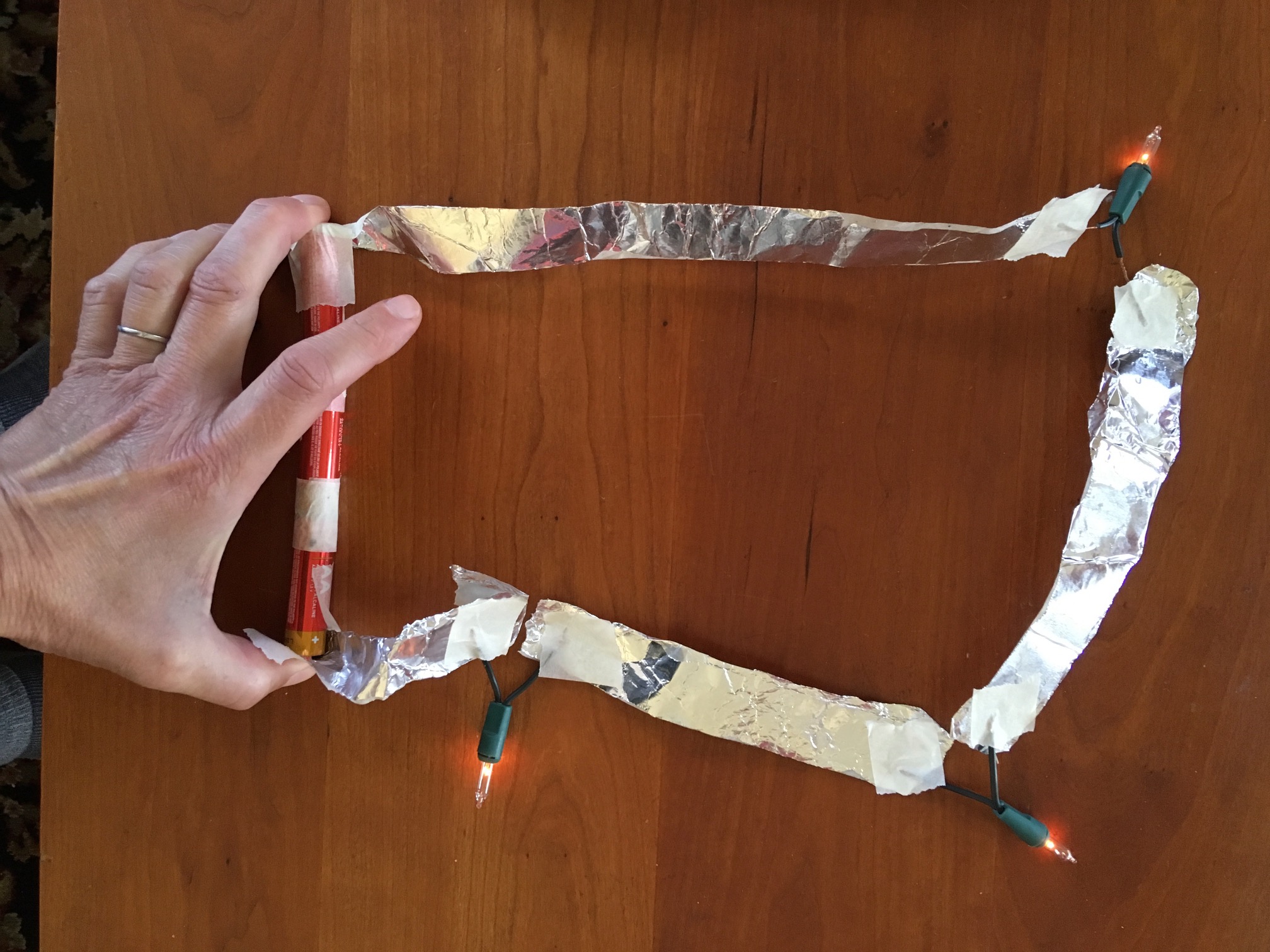 Electric circuits with home-made wires and bulbs | ingridscience.ca