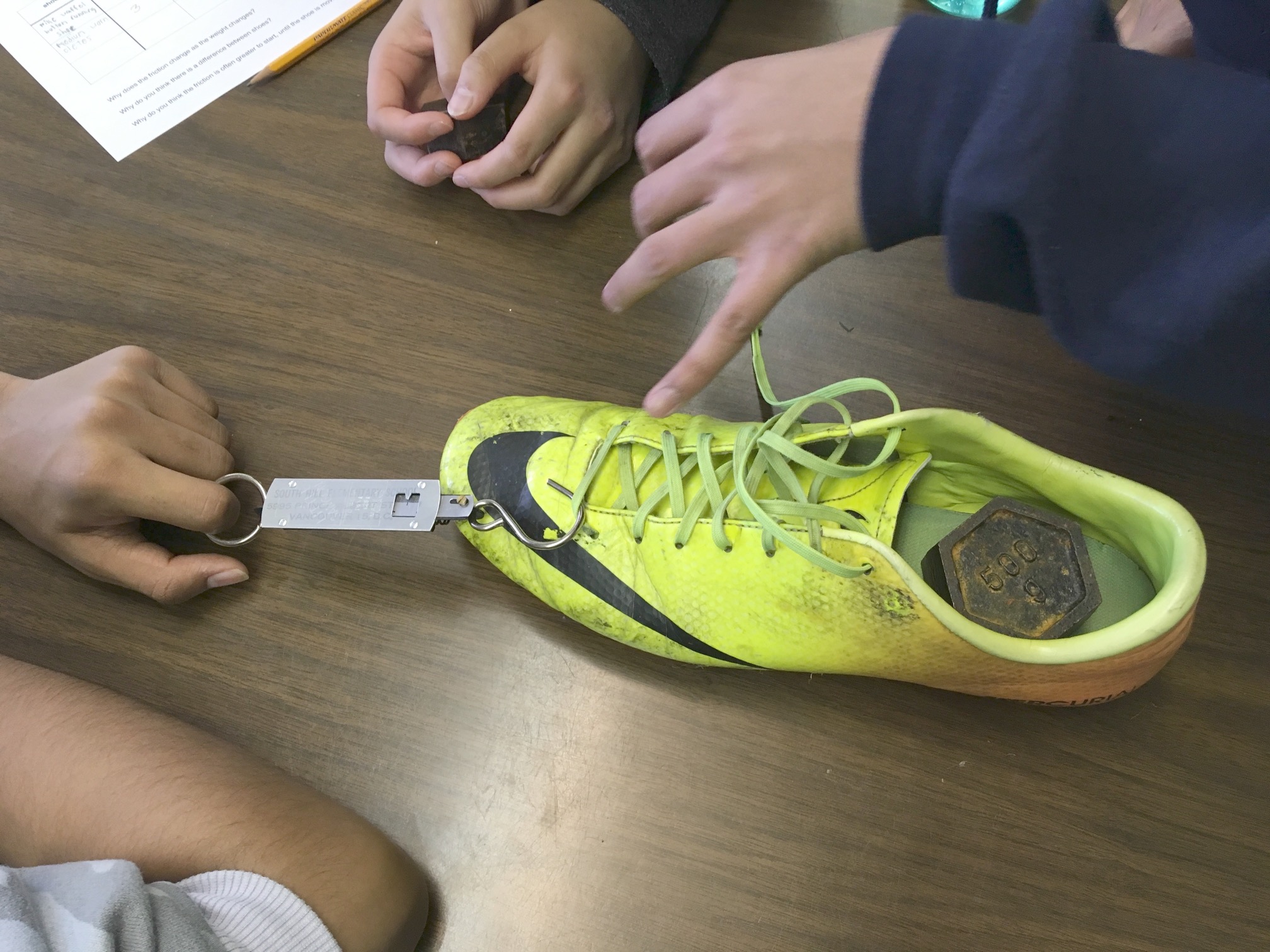 Friction in shoes | ingridscience.ca